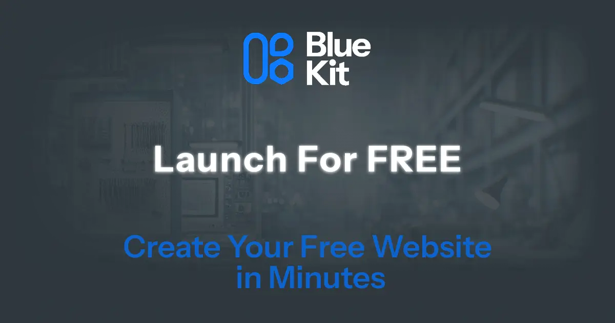 BlueKit Website Builder – Create Your Free Website in Minutes